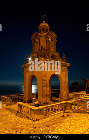 Scarborough Clock Tower at night Stock Photo - Alamy