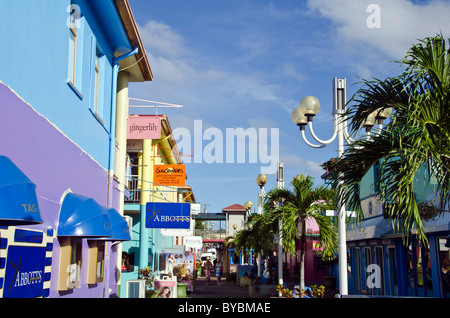Heritage Quay open-air shopping centre, St John's, Antigua, Antigua and ...