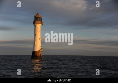 The Bell Rock lighthouse on the Inchcape Rock. John RENNIE was the ...