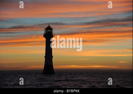 The Bell Rock lighthouse on the Inchcape Rock. John RENNIE was the ...