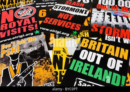 Posters from Éirígí, an Irish socialist republican political party ...
