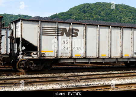 Norfolk Southern Railway coal train Stock Photo - Alamy
