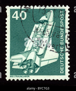 GERMANY - CIRCA 1980: a stamp printed in the Germany shows Airbus A300 ...