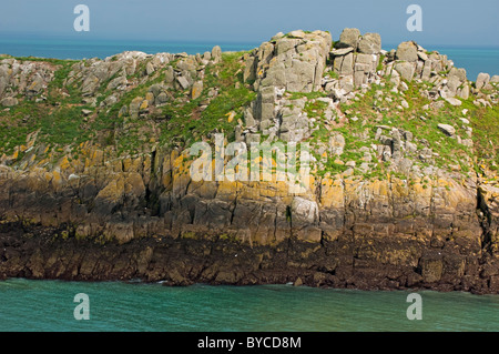 Pointe Du Groin Rocky Cliff Stock Photo - Alamy