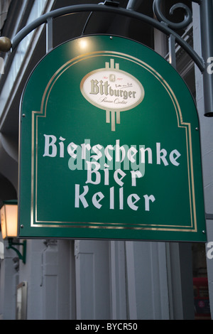 The Bierschenke Bier Keller (beer hall) public house on Essex St ...