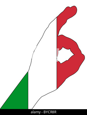 Italian finger signals Stock Photo - Alamy