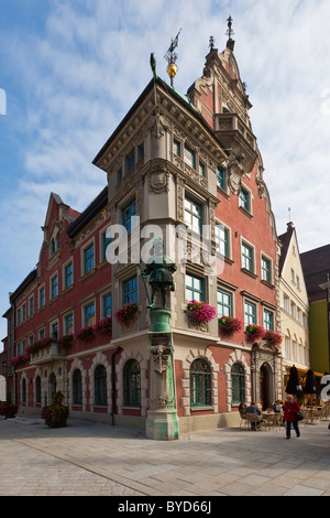 City Hall, Mindelheim, Swabia, Allgaeu, Bavaria Stock Photo - Alamy