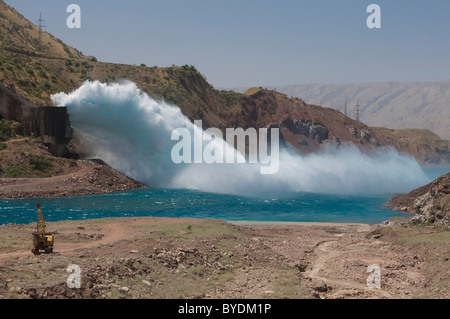 Dam of Nurek, Tajikistan, Central Asia Stock Photo - Alamy