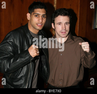 Amir Khan Amir Khan and Graham Earl speak at the Savoy London about ...