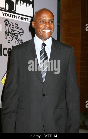 Carl Lewis The Boyle Heights Music and Arts Program Launch held at The ...