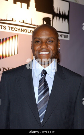 Carl Lewis The Boyle Heights Music and Arts Program Launch held at The ...