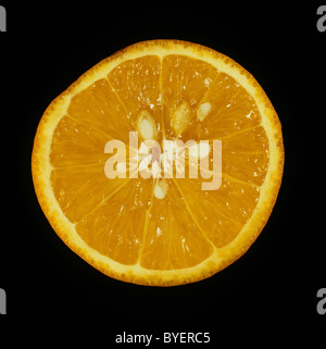 Cut section of a citrus fruit orange variety Hassaku Stock Photo - Alamy