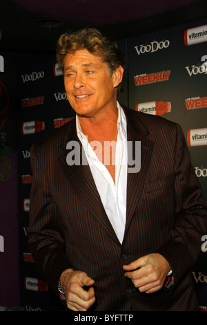 David Hasselhoff NBA-All Star Kick-off Party at the Voodoo Lounge in ...
