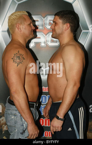 Tom Howard Press conference for Cage Rage, which will return to Wembley ...