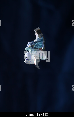 Crumpled twenty euro note Stock Photo - Alamy