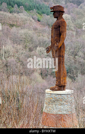 Guardian memorial statue for the 45 men who died in Six Bells colliery ...