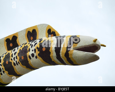 Detail of a 2011 Rose Parade Float. "Pac-Man's 30th Anniversary Party ...