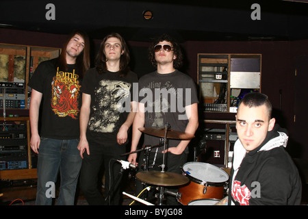 (l-r) Joe Noval, Greg Loesch, Dan Ink and Matt Einstein of The Hills ...