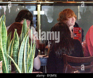 Rupert Grint attends his sister Charlotte's 7th birthday party at T.G.I ...