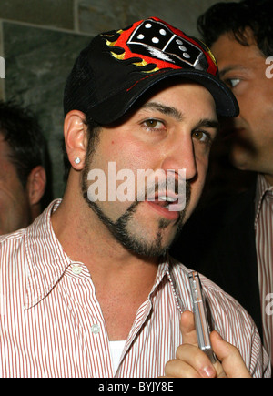 Joey Fatone former N'SYNC band member and contestant on ' Dancing with ...