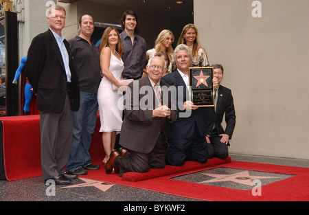 Veteran film producer Jon Peters with his wife receiving a Star on the ...