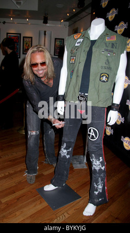 Vince Neil Vince Neil donates two of his stage costumes from Motley ...