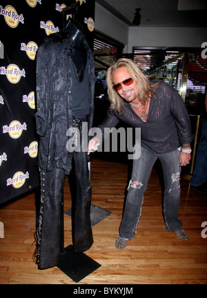 Vince Neil Vince Neil donates two of his stage costumes from Motley ...