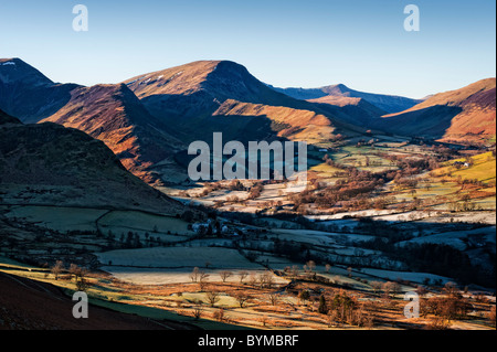 Robinson, High Snab and the Newlands valley in autumn in the English ...