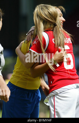 Cassie Sumner Music Industry Soccer Six held at West Ham United ...