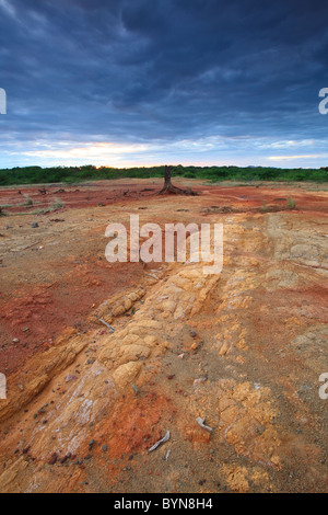 Desert landscape in Sarigua National Park, Herrera province, Republic ...