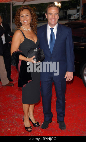 Robson Green and wife Vanya Seager at The BAFTA TV Awards, Grovesnor ...