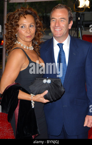 Robson Green and his wife Vanya Seager arrives for the TV recording of ...
