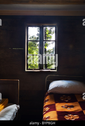 Serbian traditional architecture, interiors and exteriors of a wooden ...