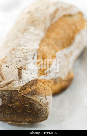 Fresh baked bread. Cropped image of a fresh baked bread just taken from ...