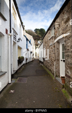Narrow Street in Polperro, Cornwall, England Stock Photo - Alamy