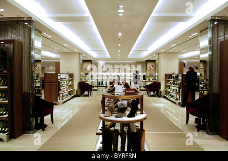 A look at the immaculate clothing displays inside Mitsukoshi Department ...