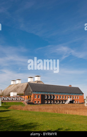 Buildings at the Maltings at Snape, Suffolk. UK showing the ...