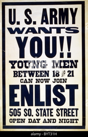 I WANT YOU FOR THE U.S. ARMY 1917 American recruiting poster designed ...