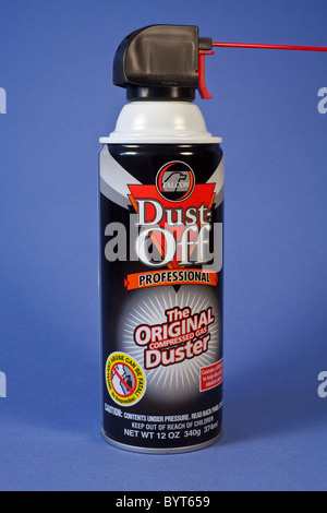 A can of Dust Off compressed canned air Stock Photo - Alamy