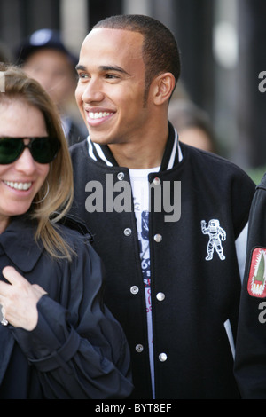 Lewis Hamilton and his new friend out shopping together, checking out ...