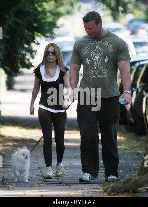 Geri Halliwell and her personal fitness instructor Tim Blakeley leave ...