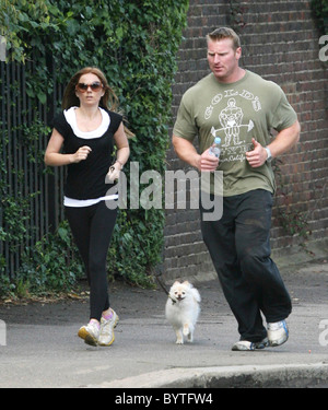 Geri Halliwell and her personal fitness instructor Tim Blakeley leave ...