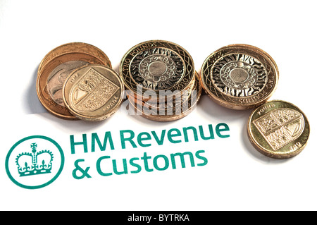 HM Revenue & Customs form Stock Photo - Alamy
