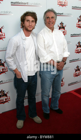 Henry Winkler and son Max Winkler The 1st Annual Celebrity Bowl-a-thon ...