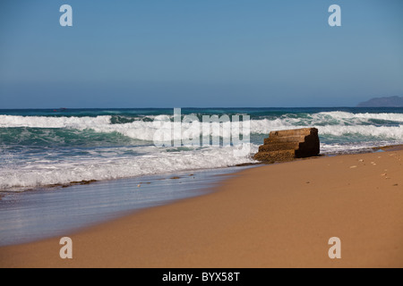 Steps beach in Rincon Puerto Rico Stock Photo - Alamy