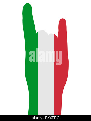 Italian finger signals Stock Photo - Alamy