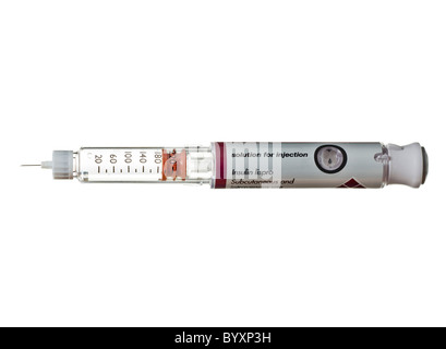 A disposable pre-loaded insulin pen Stock Photo - Alamy
