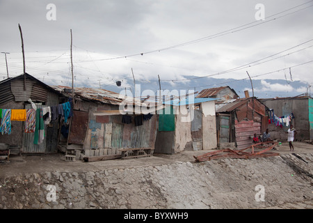 Slums, Port au Prince, Haiti, West Indies, Caribbean, Central America ...