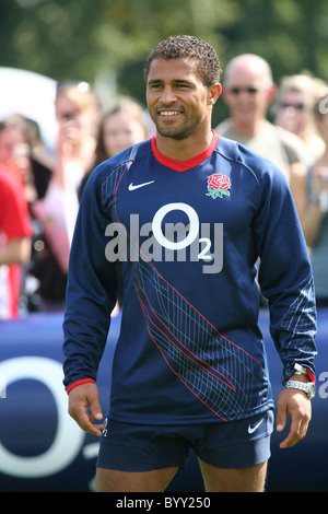 Jason Robinson O2 Scrum In The Park with the England rugby squad at ...