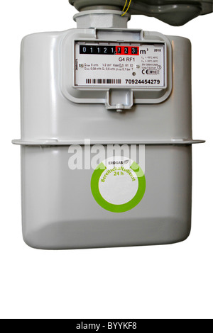 German gas meter Stock Photo - Alamy